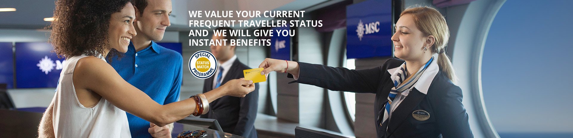 Frequent traveller status: enroll the form | MSC Cruises