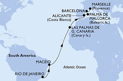 MSC Grand Voyage cruise itineraries | MSC Cruises